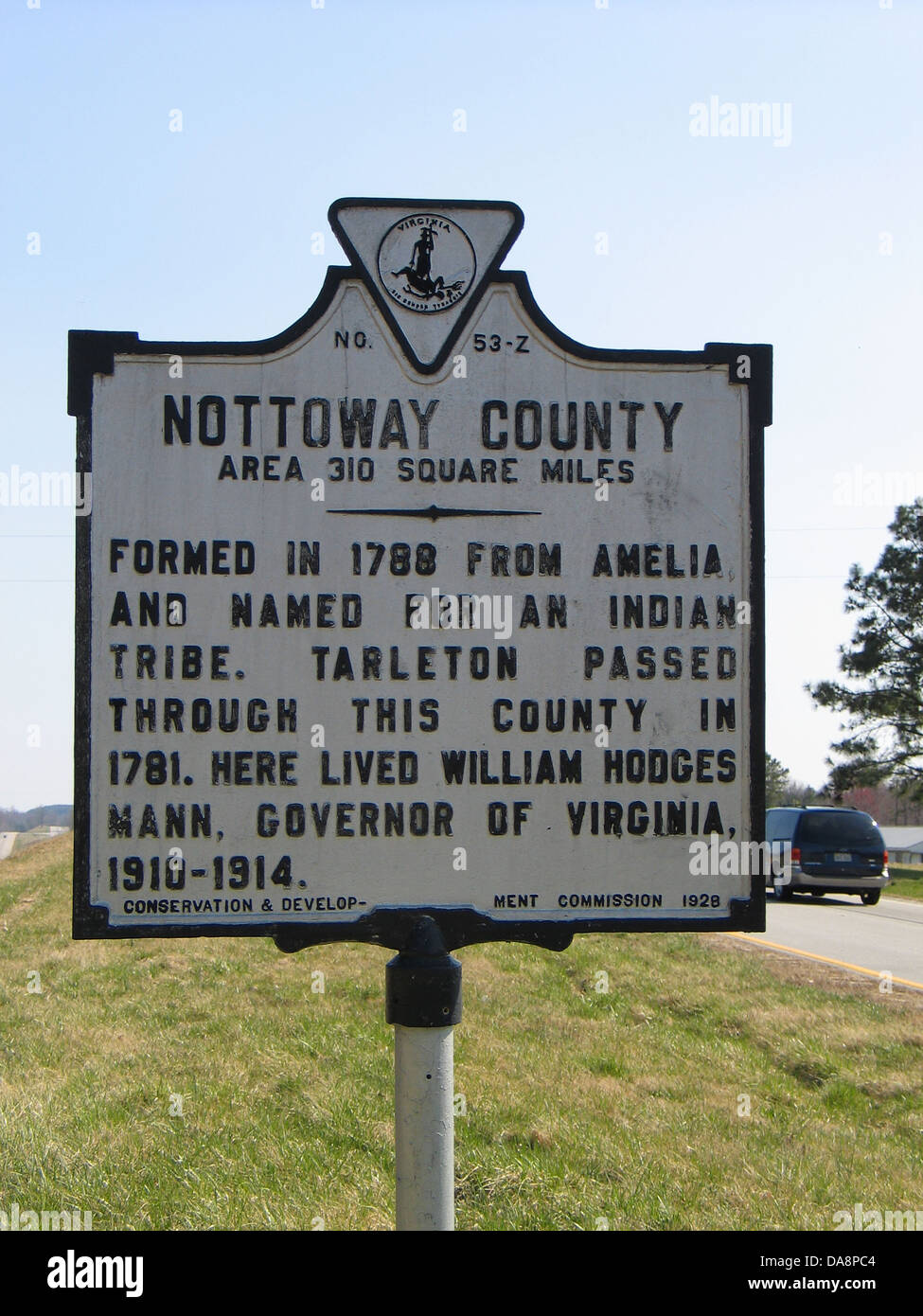 NOTTOWAY COUNTY Area 310 Square Miles Formed in 1788 from Amelia, and ...