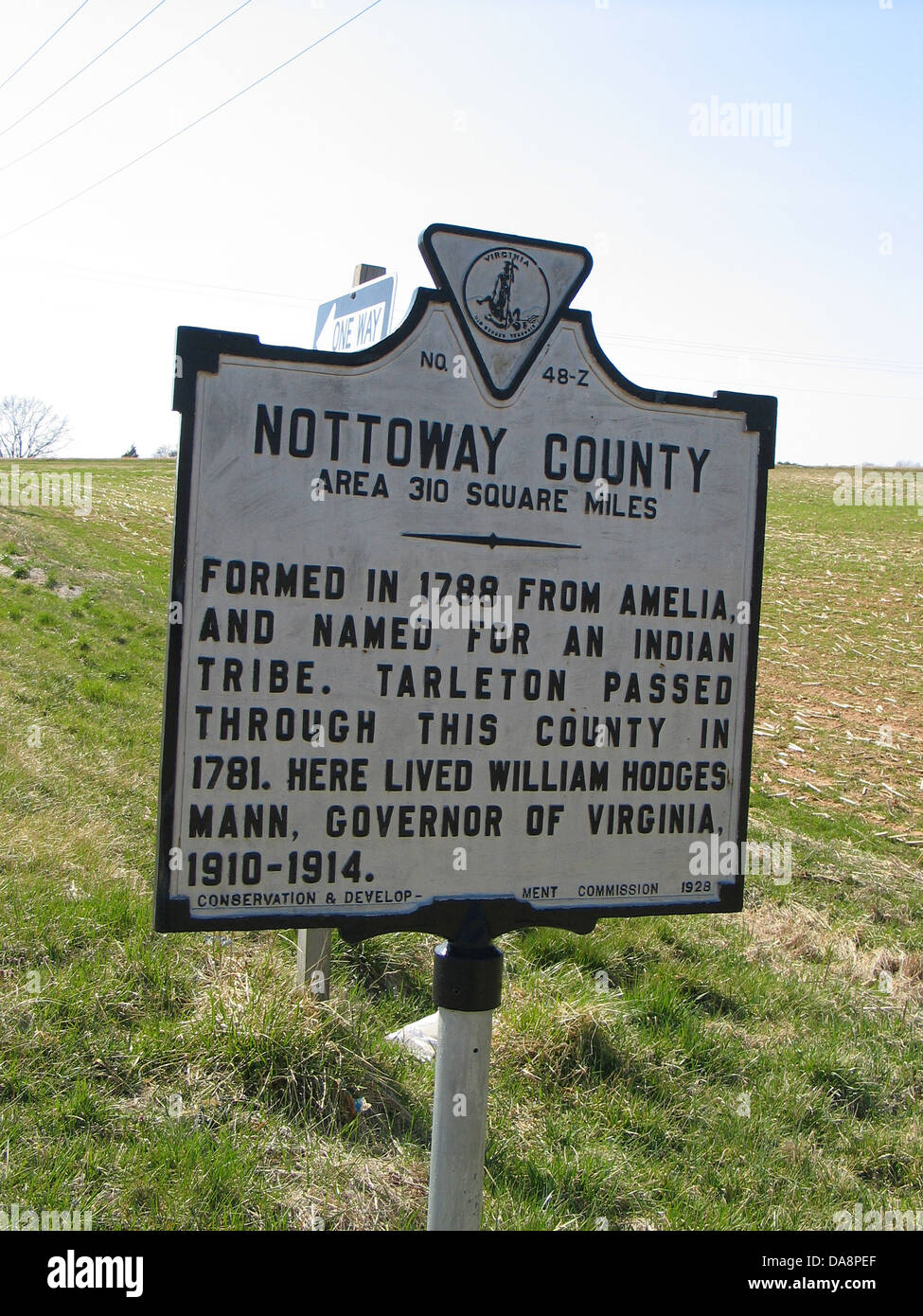NOTTOWAY COUNTY Area 310 Square Miles Formed in 1788 from Amelia, and ...