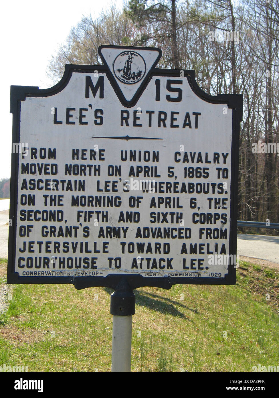 LEE'S RETREAT From here Union cavalry moved north on April 5, 1865 to ...
