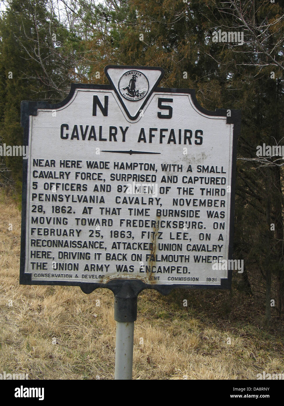 CAVALRY AFFAIRS Near here Wade Hampton, with a small cavalry force ...