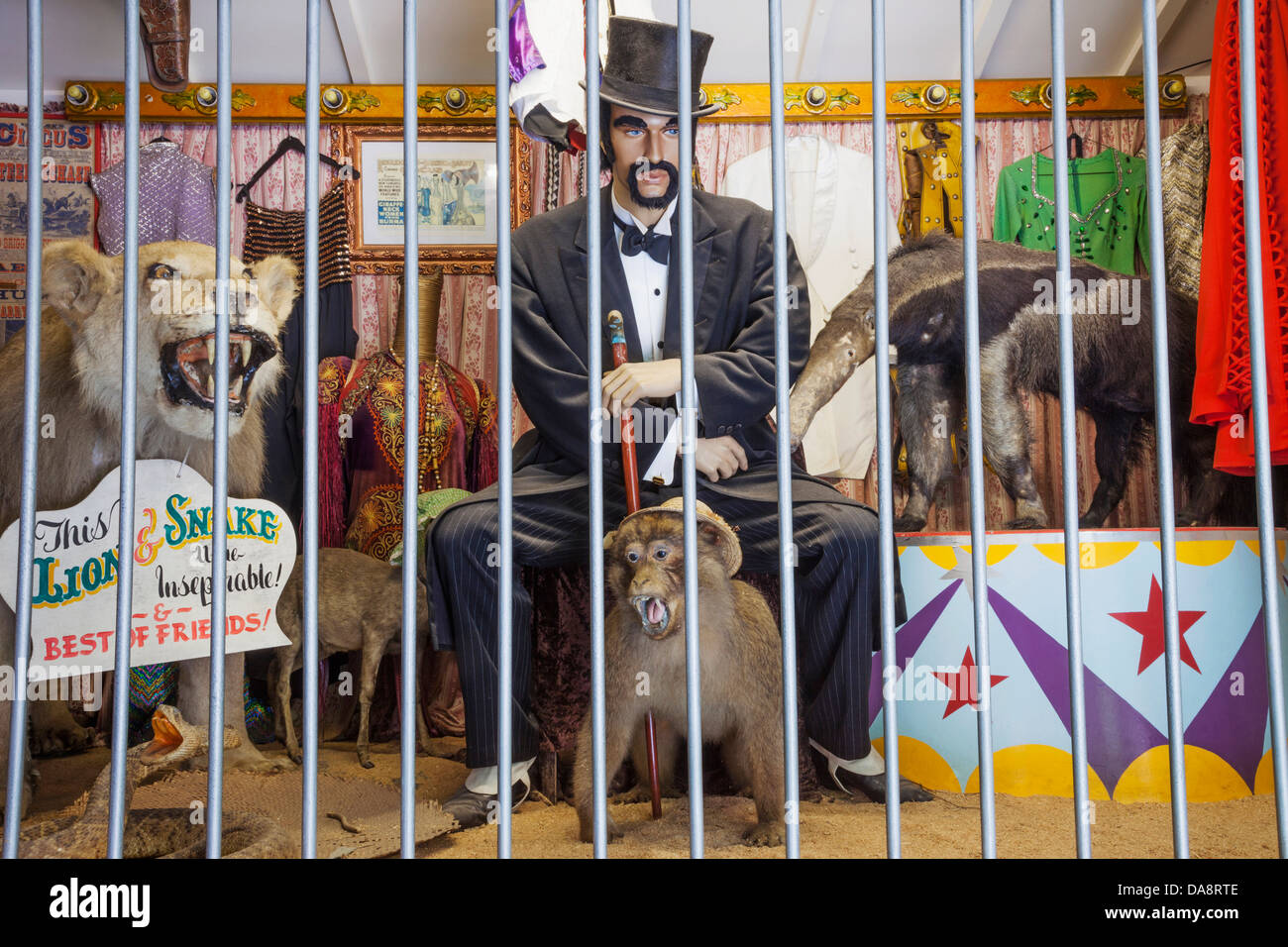 England, Somerset, Wookey Hole, Circus Museum, Lord George Sanger's ...