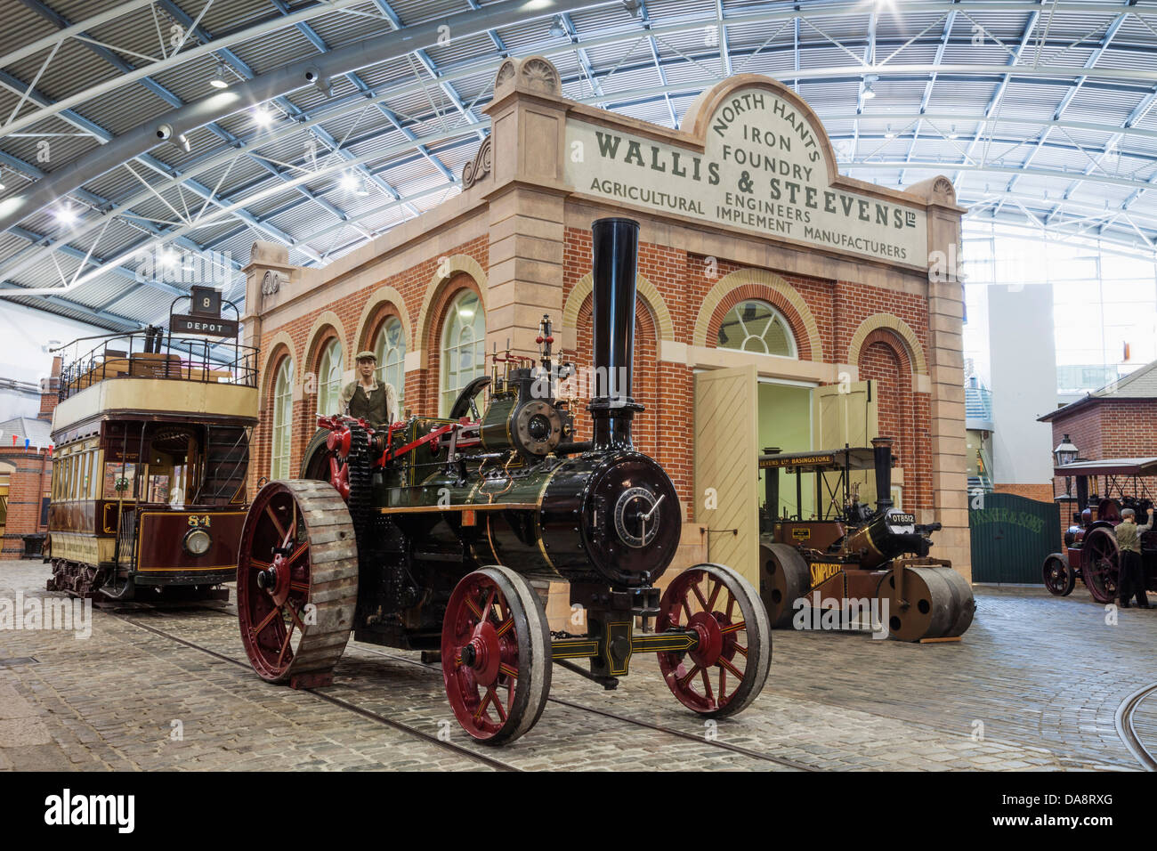 England, Hampshire, Basingstoke, Milestones Living History Museum Stock ...