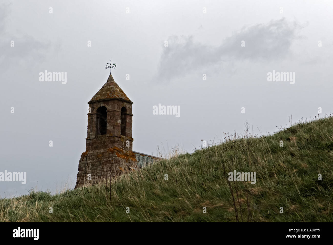 St Mary the Virgin Parish Church Holy Island Stock Photo - Alamy