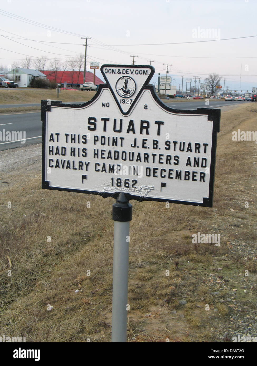 STUART At this point J.E.B. Stuart had his headquarters and cavalry ...