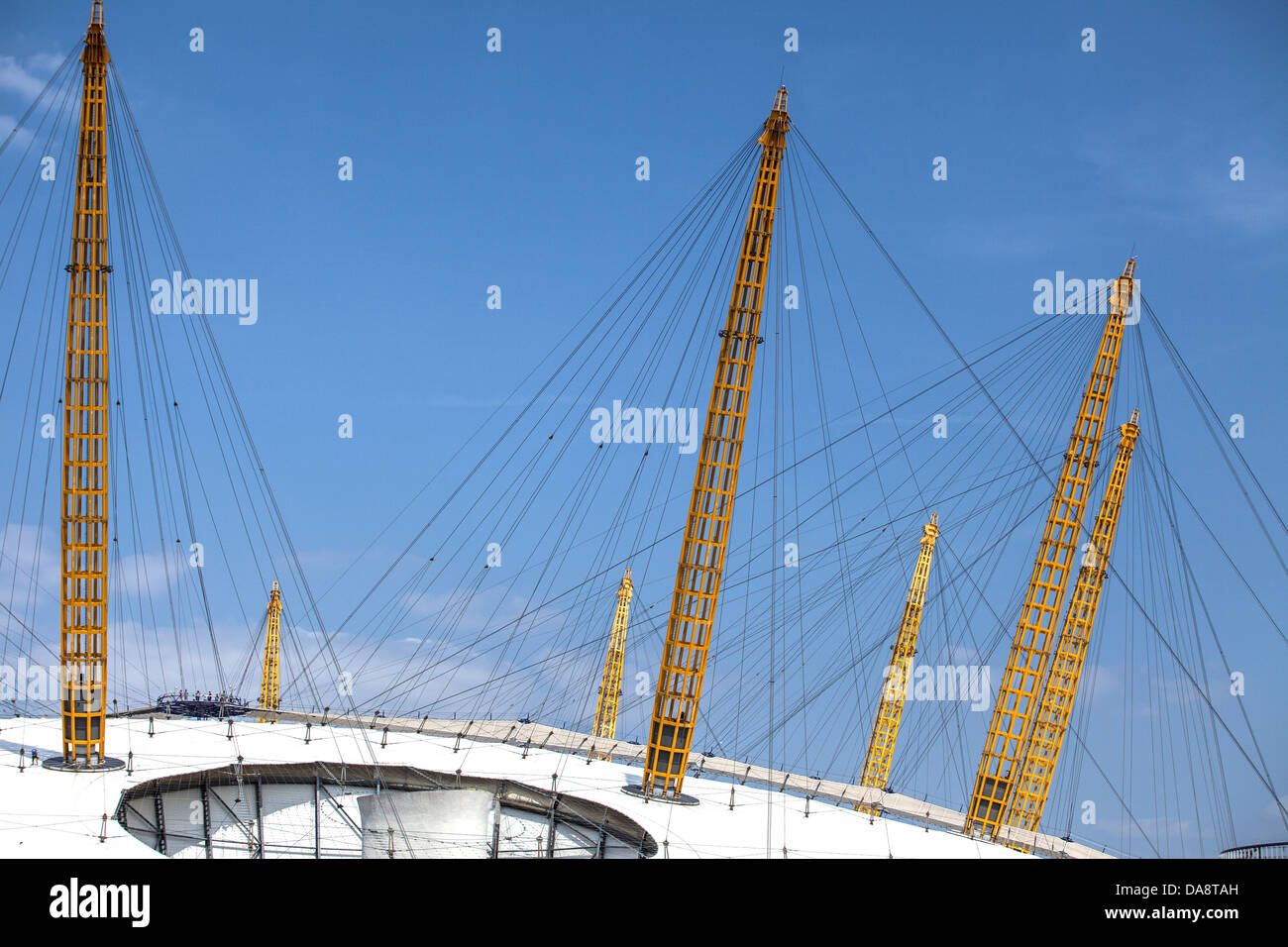 Walking Across the O2 Dome Stock Photo - Alamy