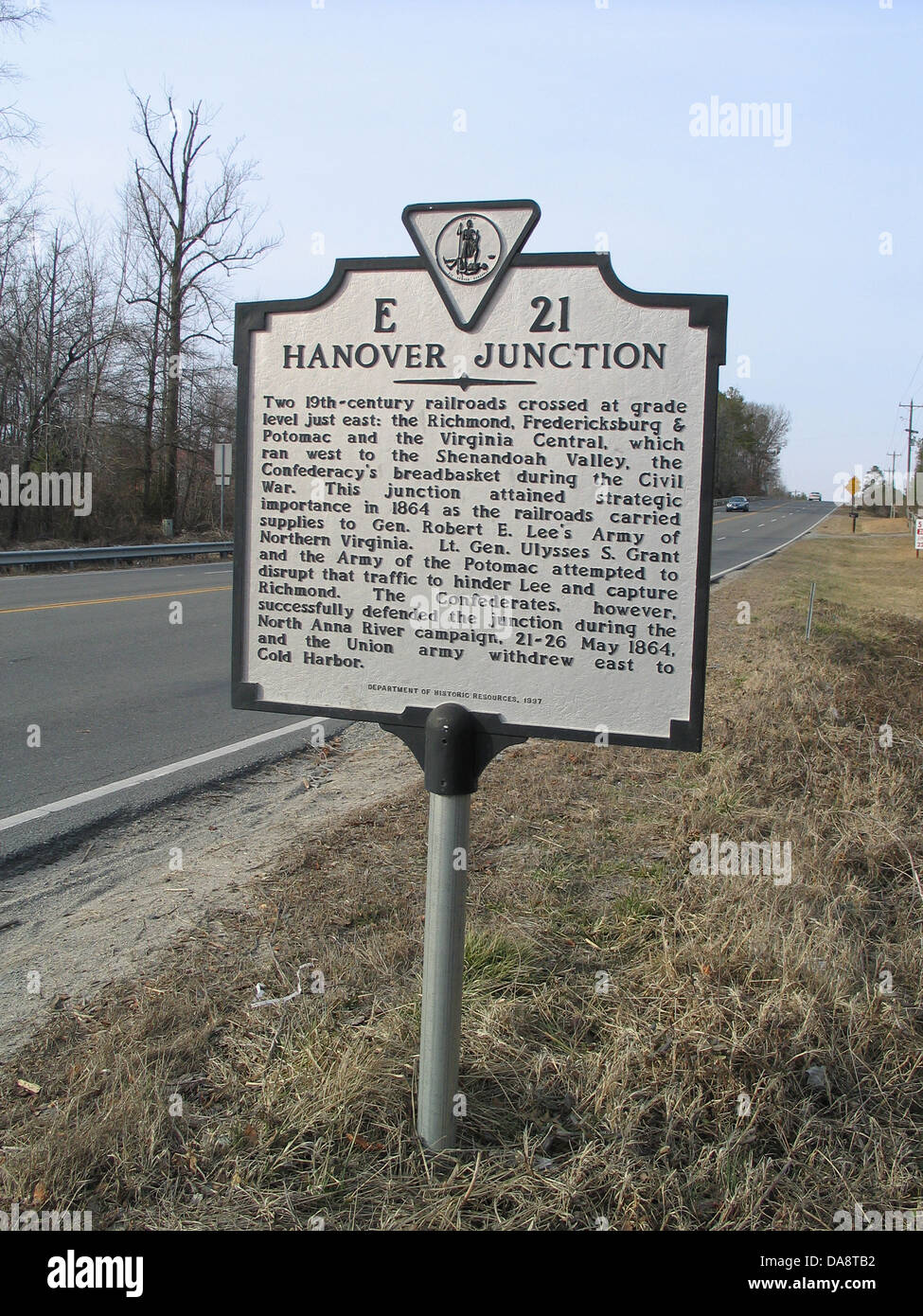 HANOVER JUNCTION Two 19th-century railroads crossed at grade level just ...