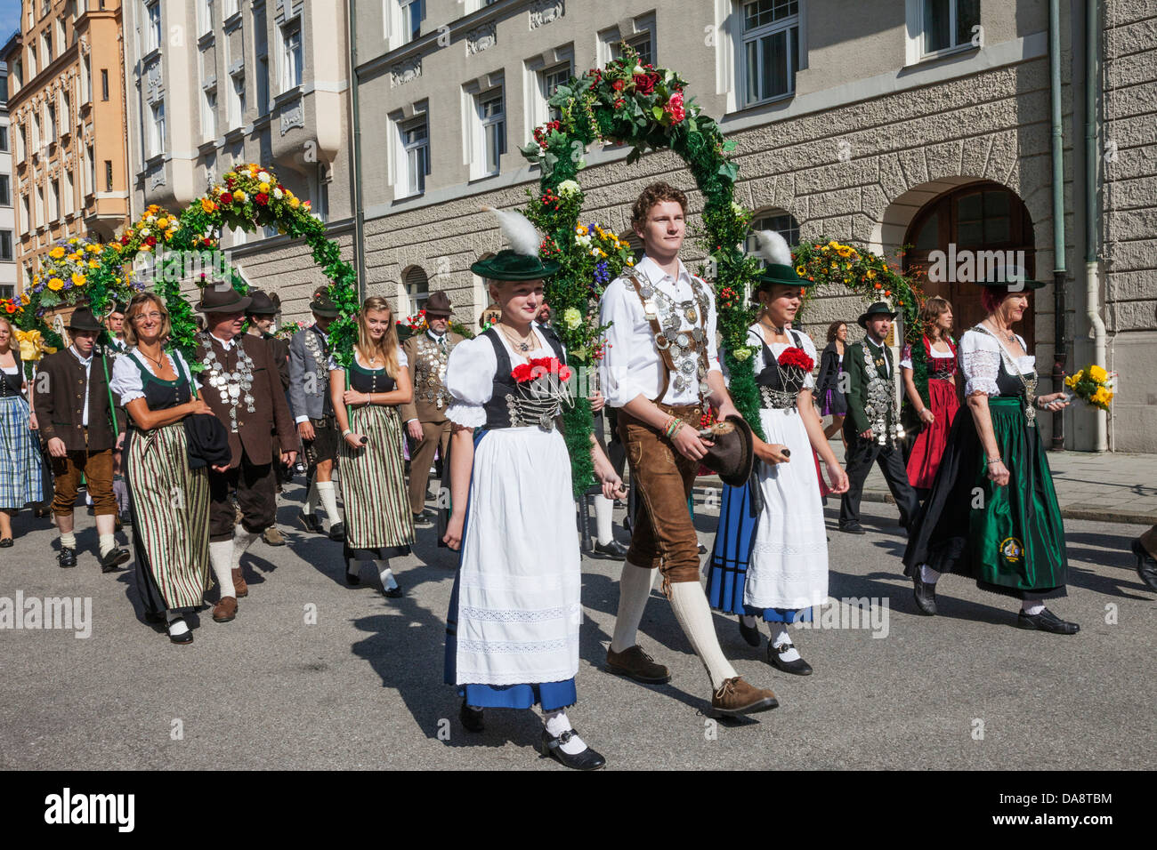 Oktoberfest parade traditional hi-res stock photography and images - Alamy