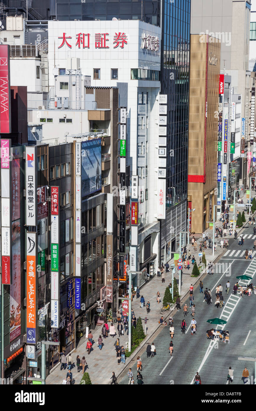 Japan, Honshu, Kanto, Tokyo, Ginza Stock Photo - Alamy