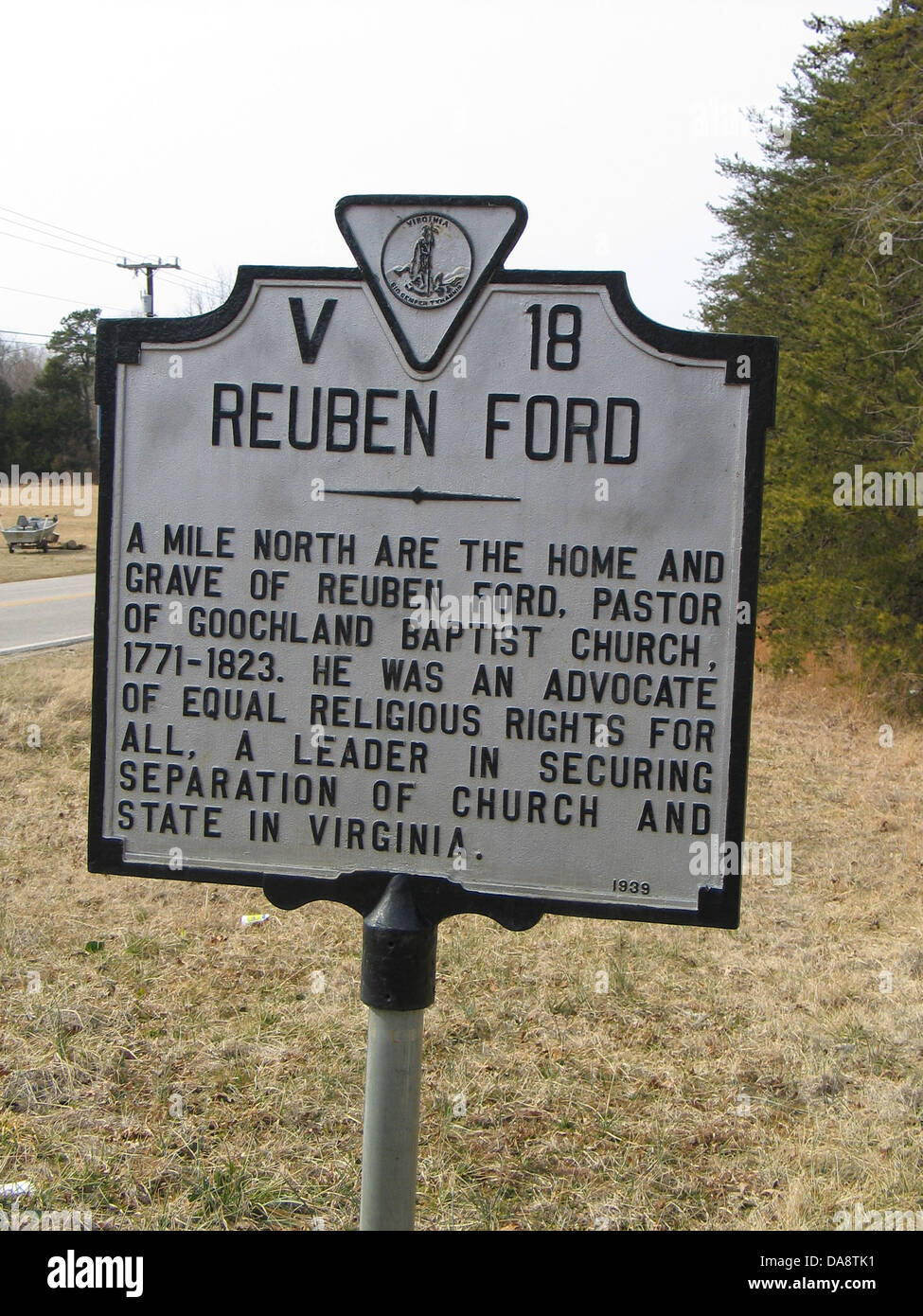 REUBEN FORD A mile north are the home and grave of Reuben Ford, pastor ...