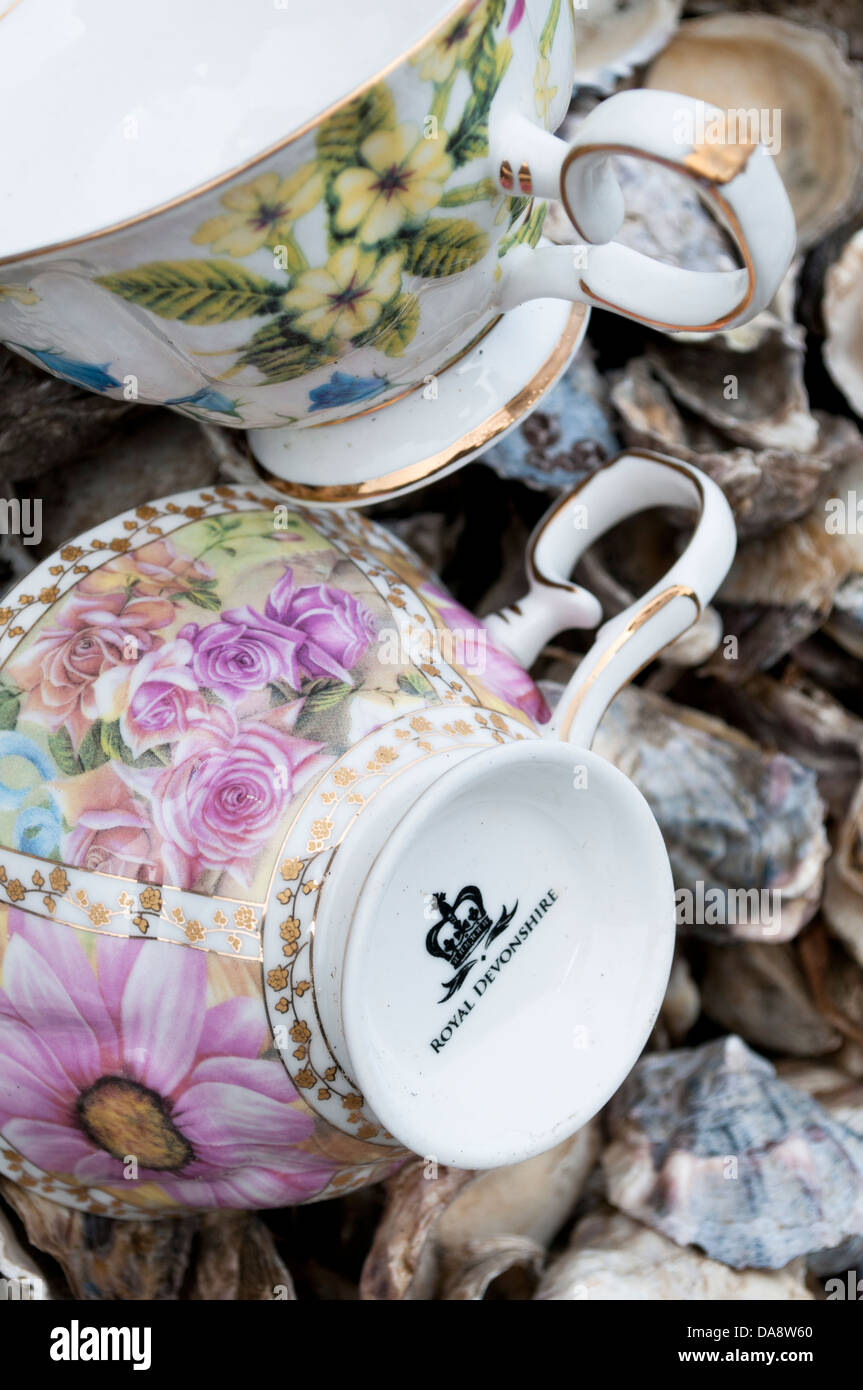 Old oyster shells hi-res stock photography and images - Alamy