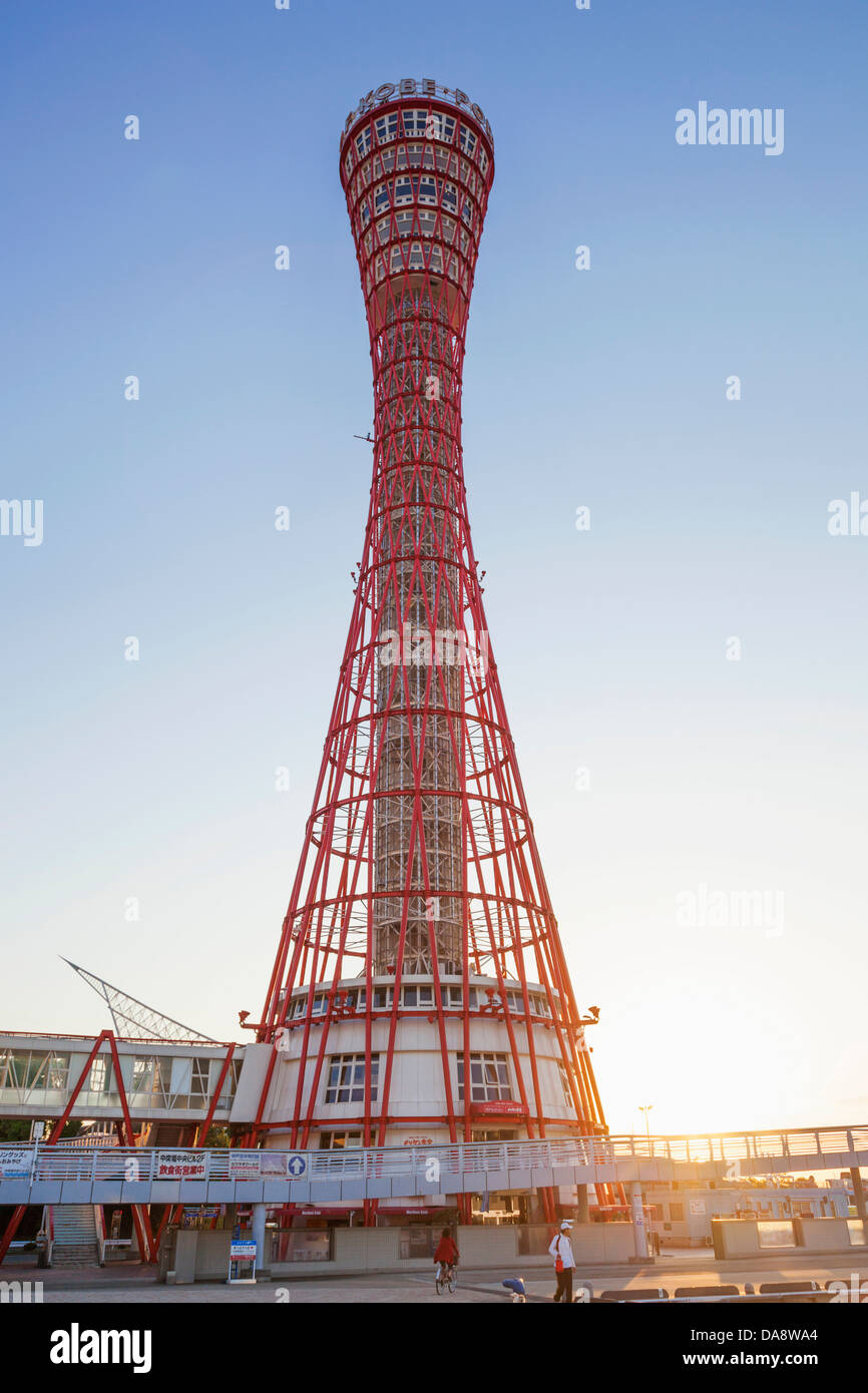 Japan, Honshu, Kansai, Kobe, Kobe Port Tower Stock Photo - Alamy