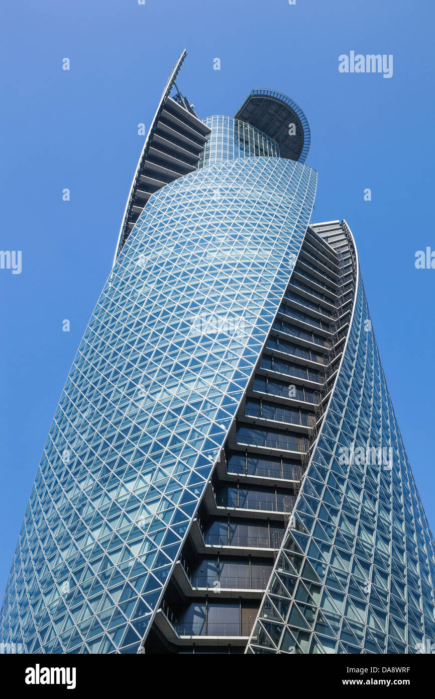 Japan, Honshu, Aichi, Nagoya, Mode Gakuen Spiral Tower Building Stock ...
