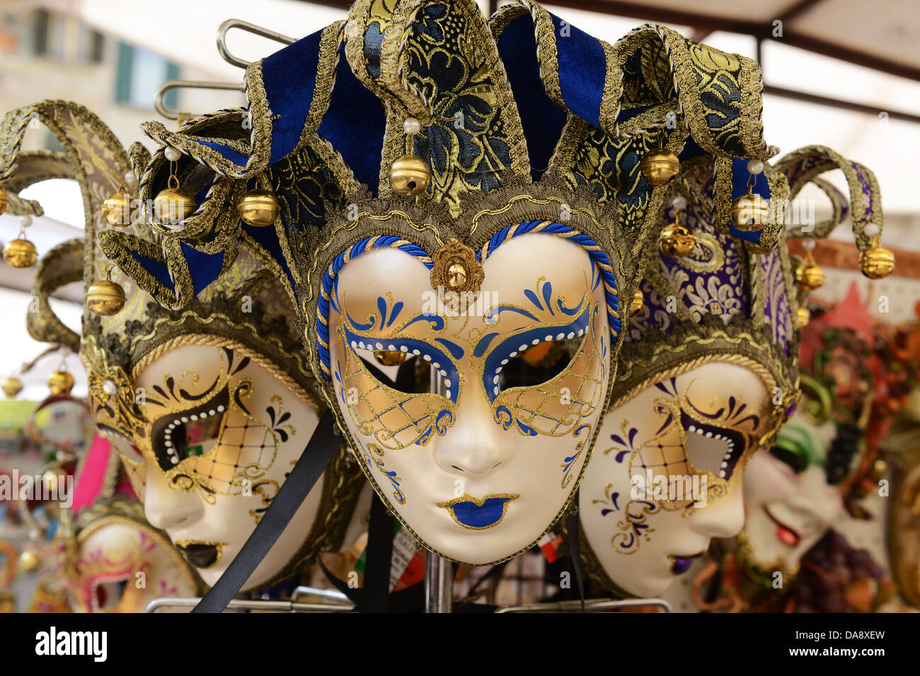 Venetian masks on sale Verona Italy Stock Photo - Alamy