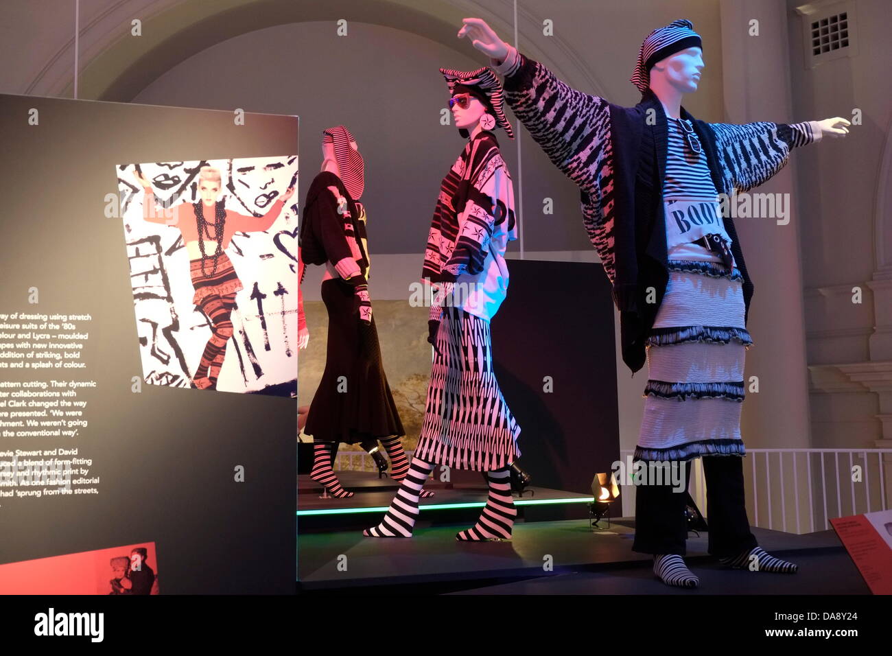 Club to Catwalk: London Fashion in the 1980s at the V&A museum. Credit ...