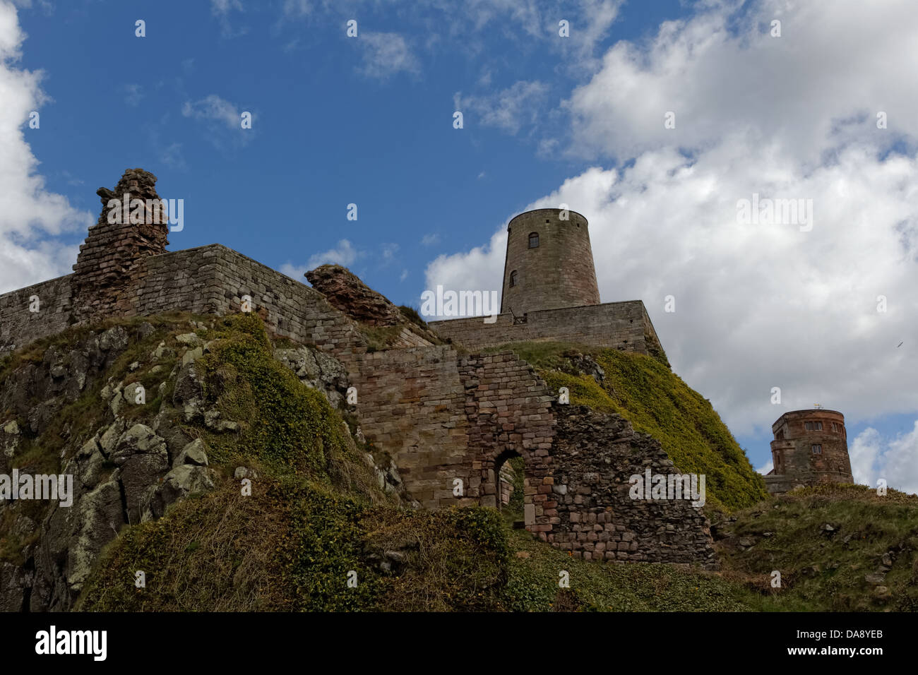 Bamburgh Victorian Castle created by Lord Armstrong Stock Photo - Alamy