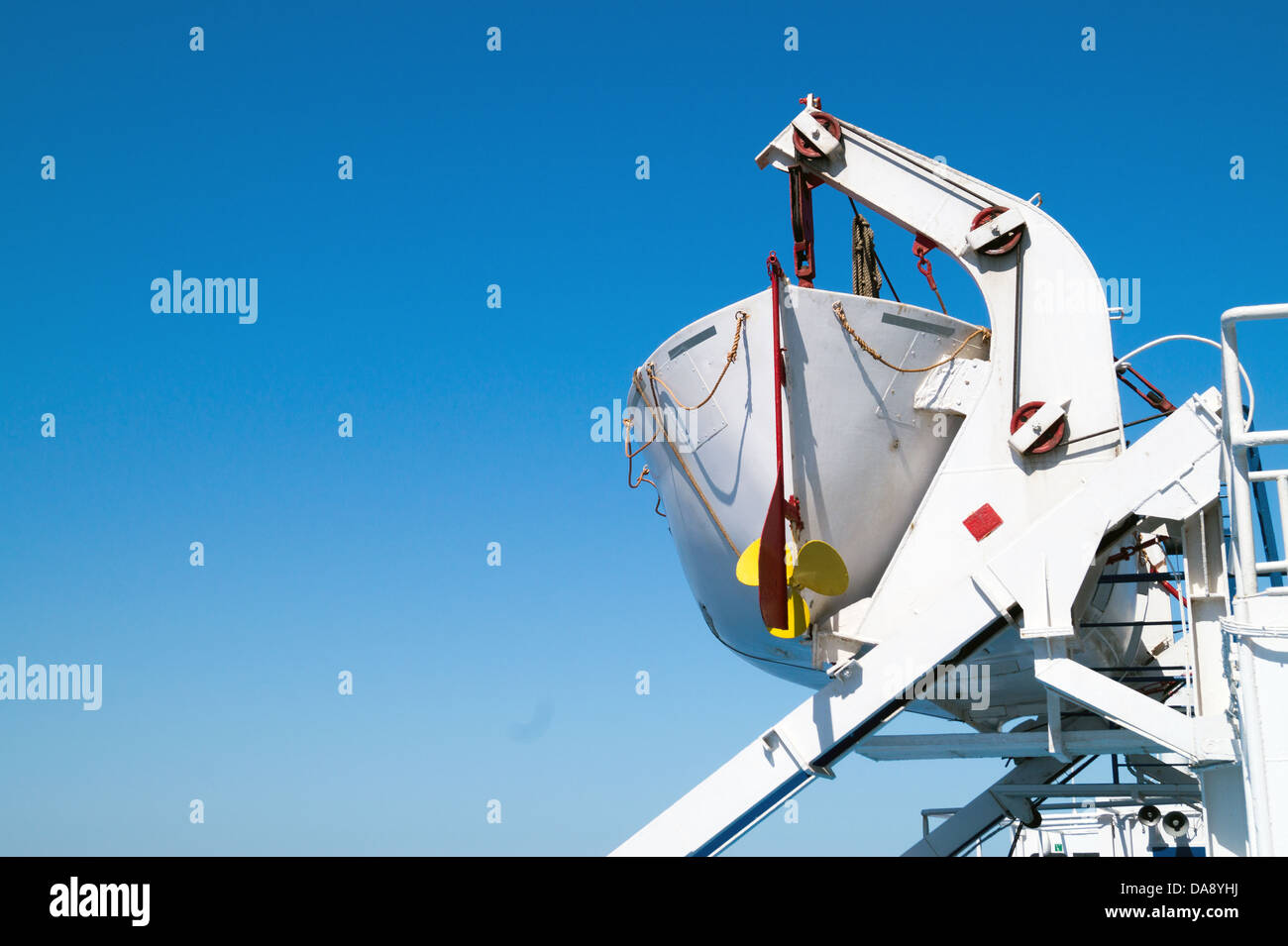 Blue lifeboat hi-res stock photography and images - Alamy