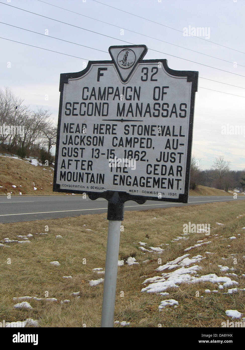 SECOND MANASSAS Near here Stonewall Jackson camped, August 13-15, 1862 ...
