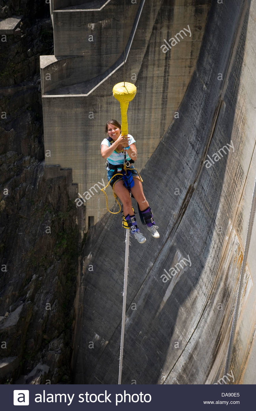 Bungee Jumping Verzasca Dam High Resolution Stock Photography and ...