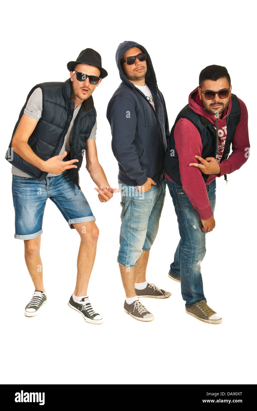 Three young band members hi-res stock photography and images - Alamy