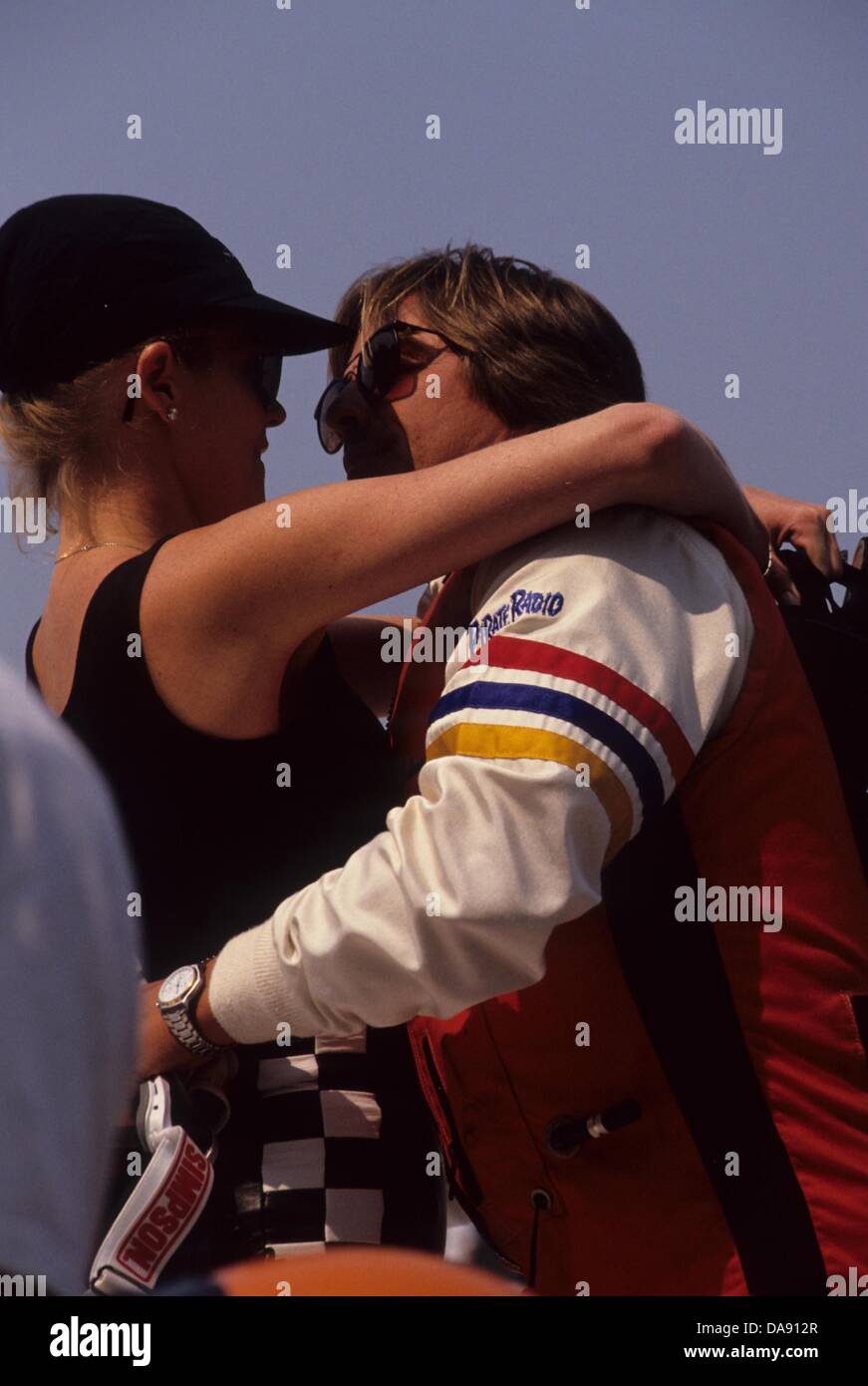 DON JOHNSON with Melanie Griffth.Speed Boat racing 1990.l0331.(Credit ...