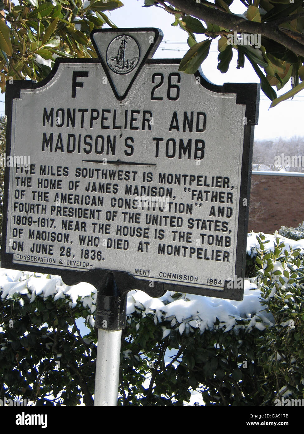 Madisons tomb hi-res stock photography and images - Alamy