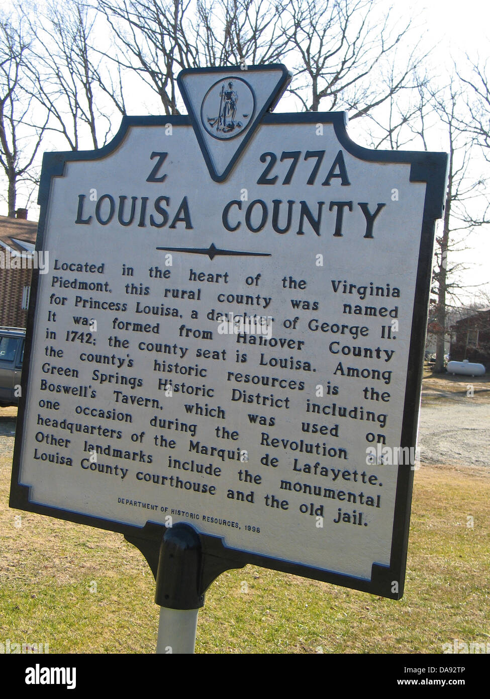 LOUISA COUNTY Located in the heart of the Virginia Piedmont, this rural ...