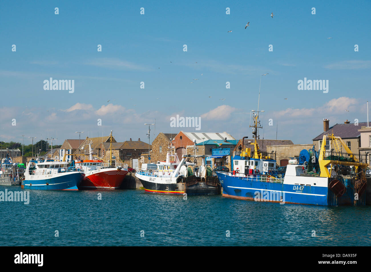 Boats Howth Fishery Harbour Centre in harbour Howth peninsula near ...