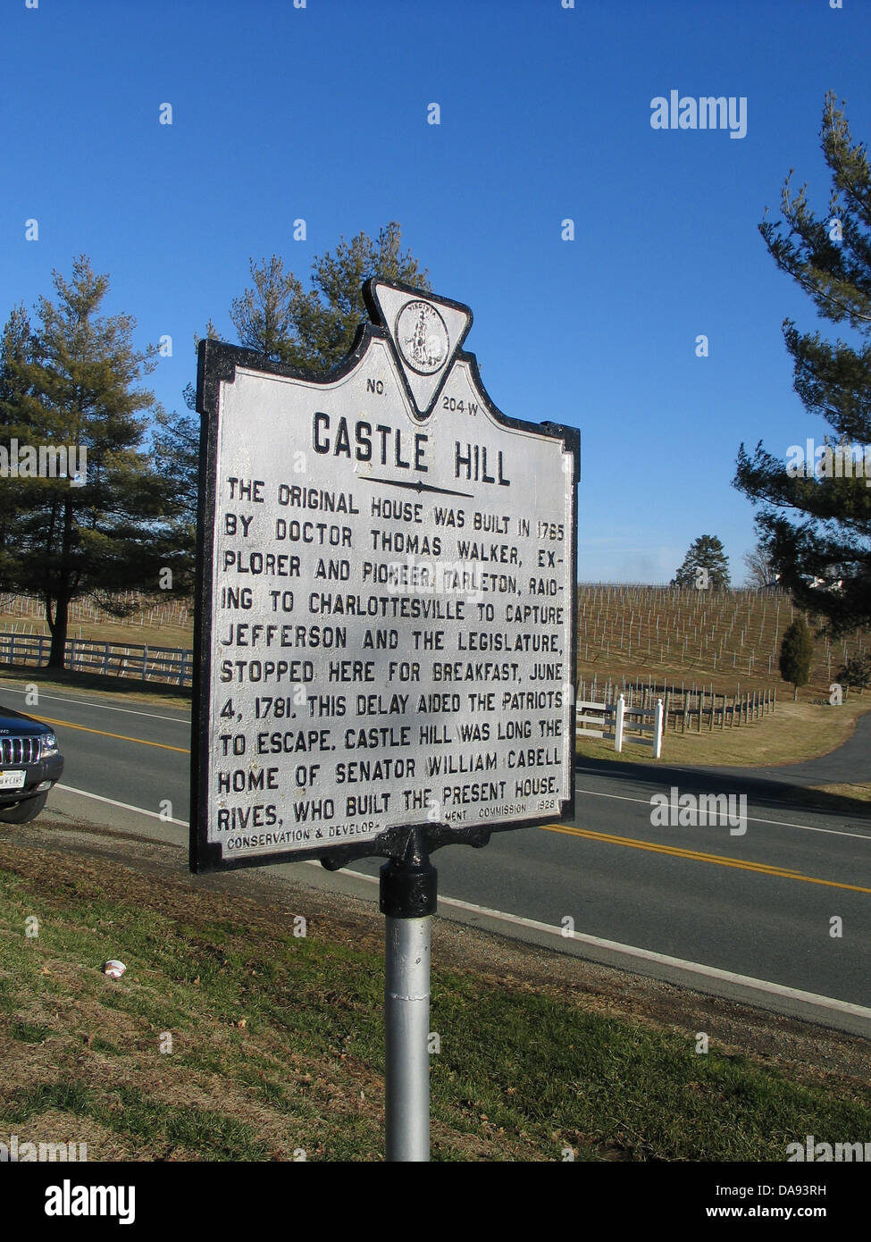 CASTLE HILL The original house was built in 1765 by Doctor Thomas ...