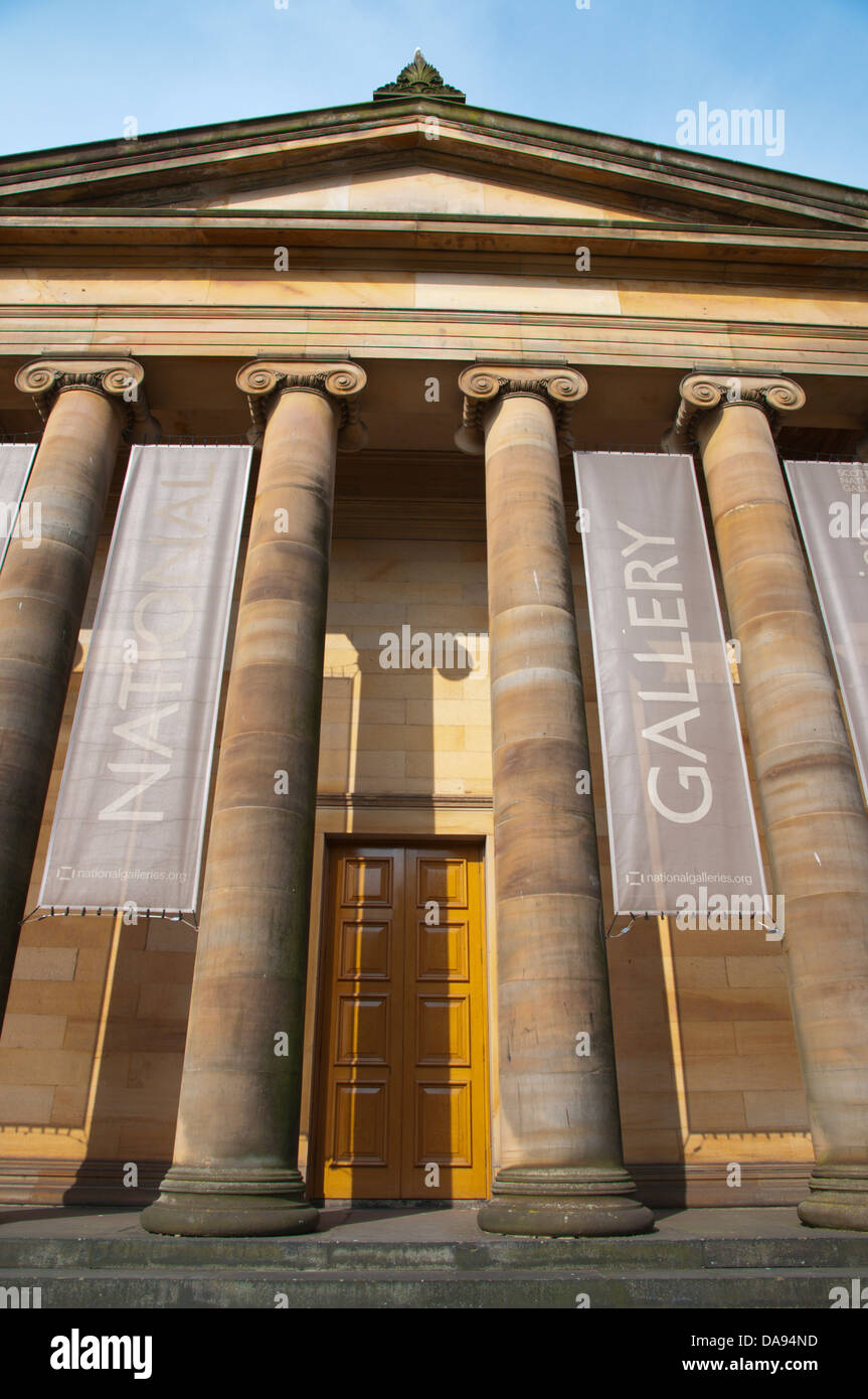 National Gallery of Scotland museum Edinburgh Scotland Britain UK ...