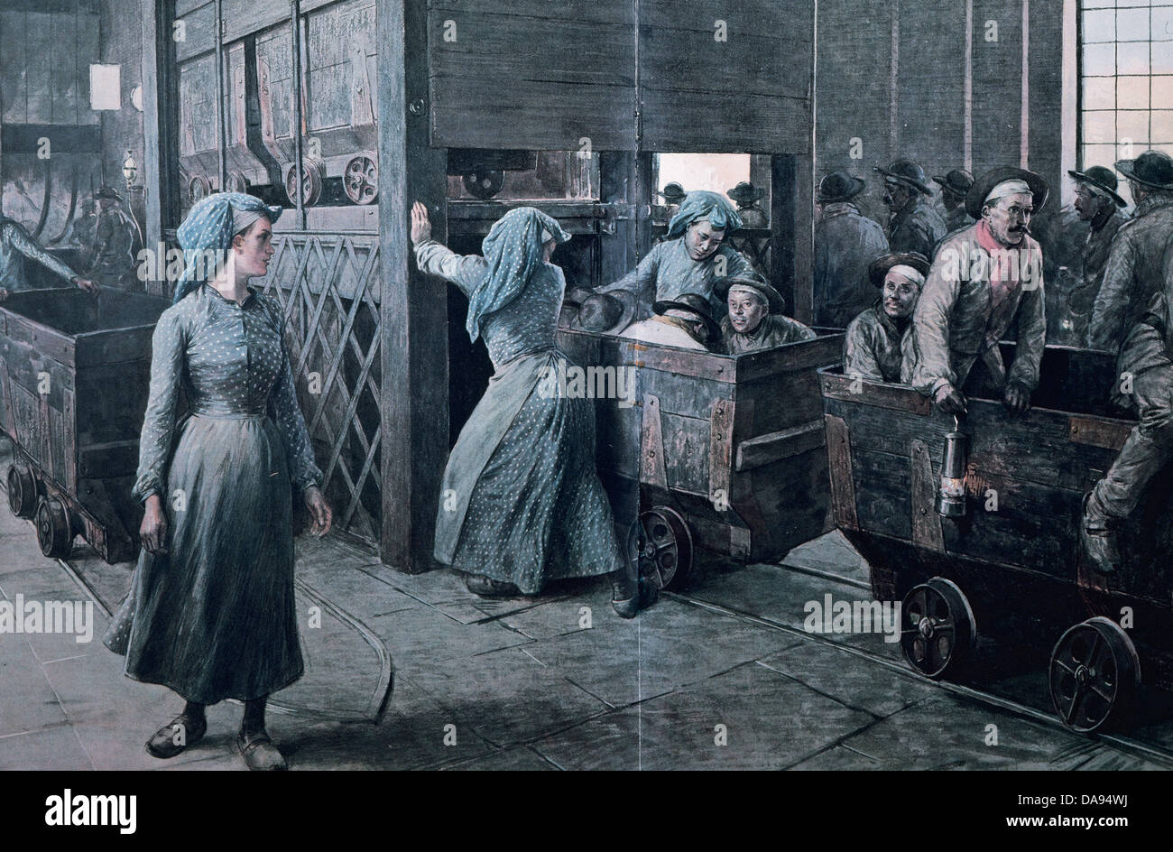 Working women 19th century hi-res stock photography and images - Alamy