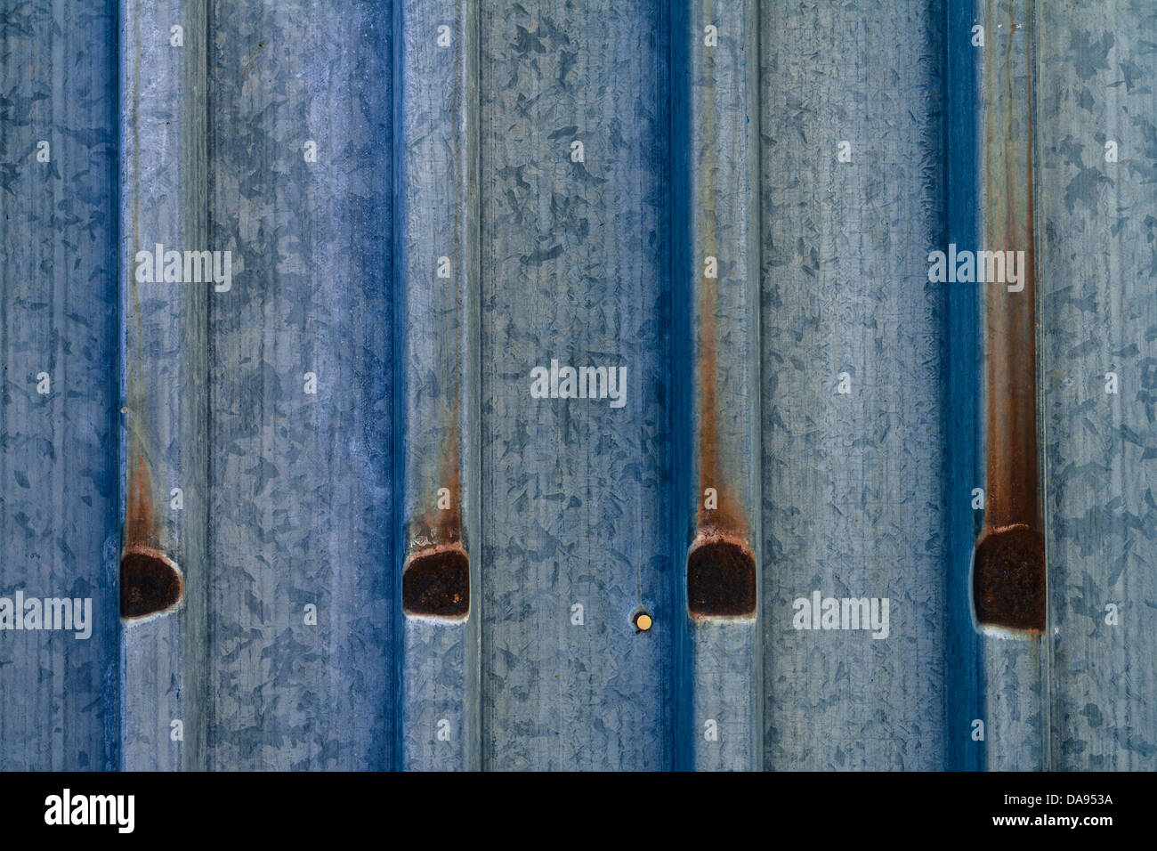 Blue steel fence hi-res stock photography and images - Alamy