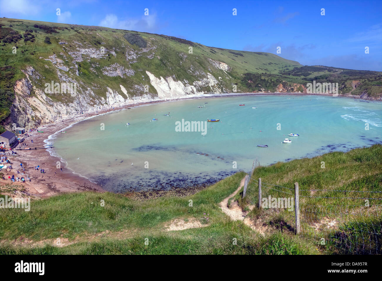 Lulworth cove bay hi-res stock photography and images - Alamy