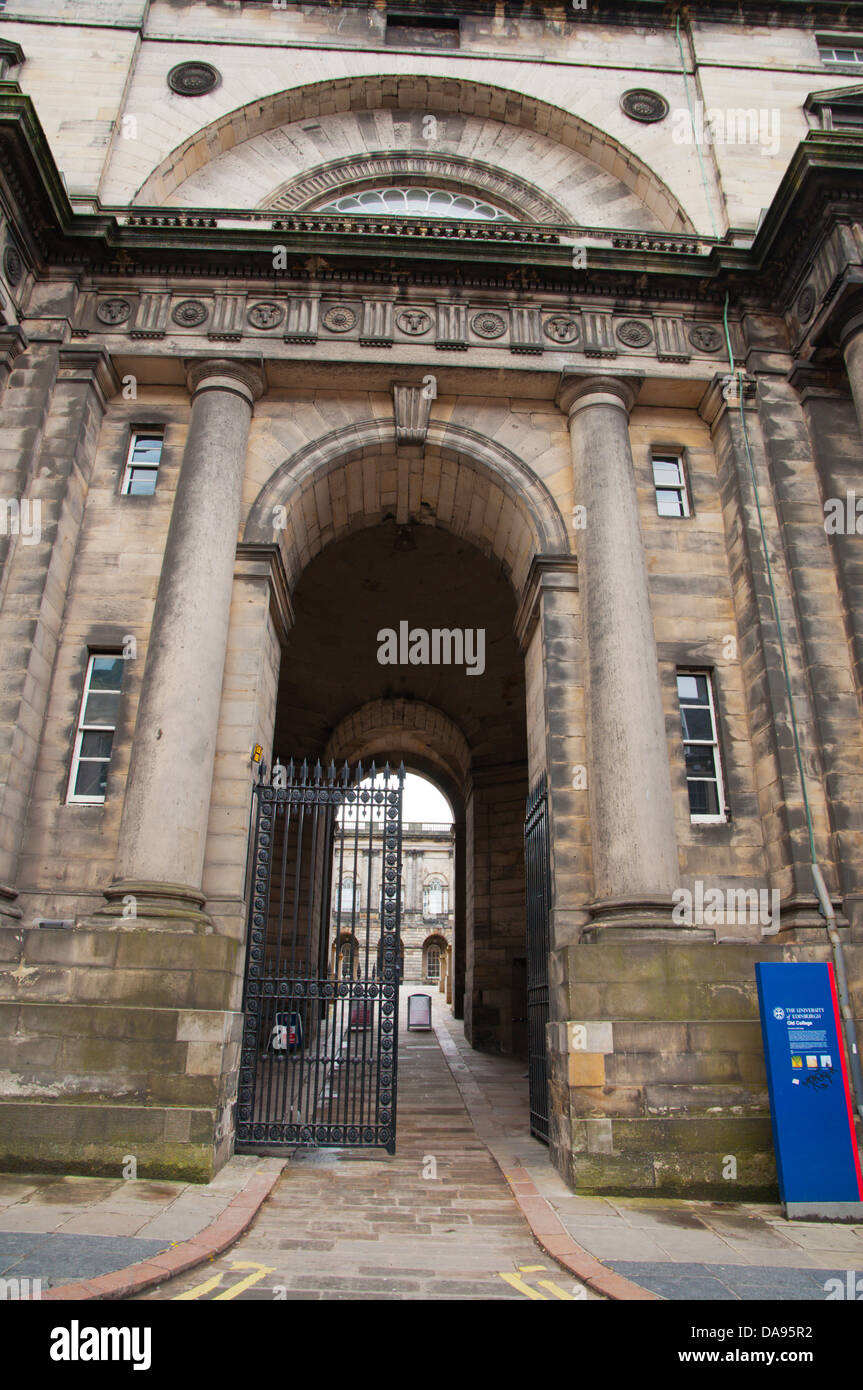 Old College University of Edinburgh buildings South Bridge central ...