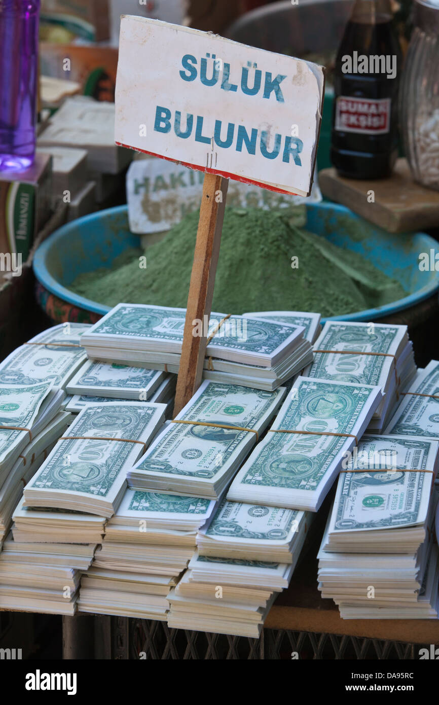 Bakircilar Carsisi, fake dollar bills being sold on historical market ...