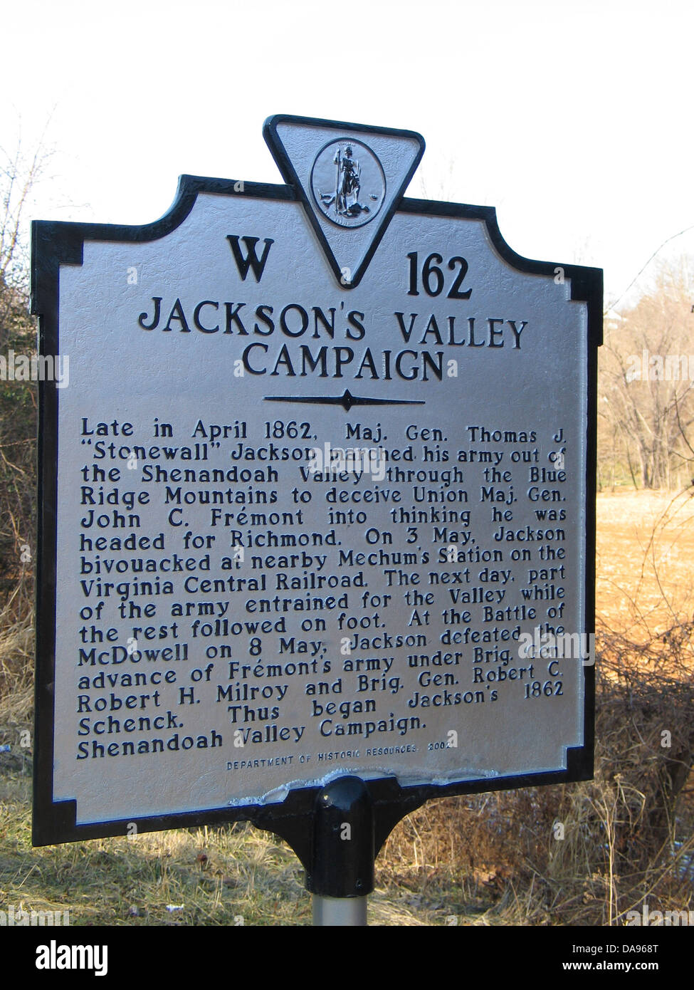 Shenandoah valley campaign 1862 hi-res stock photography and images - Alamy