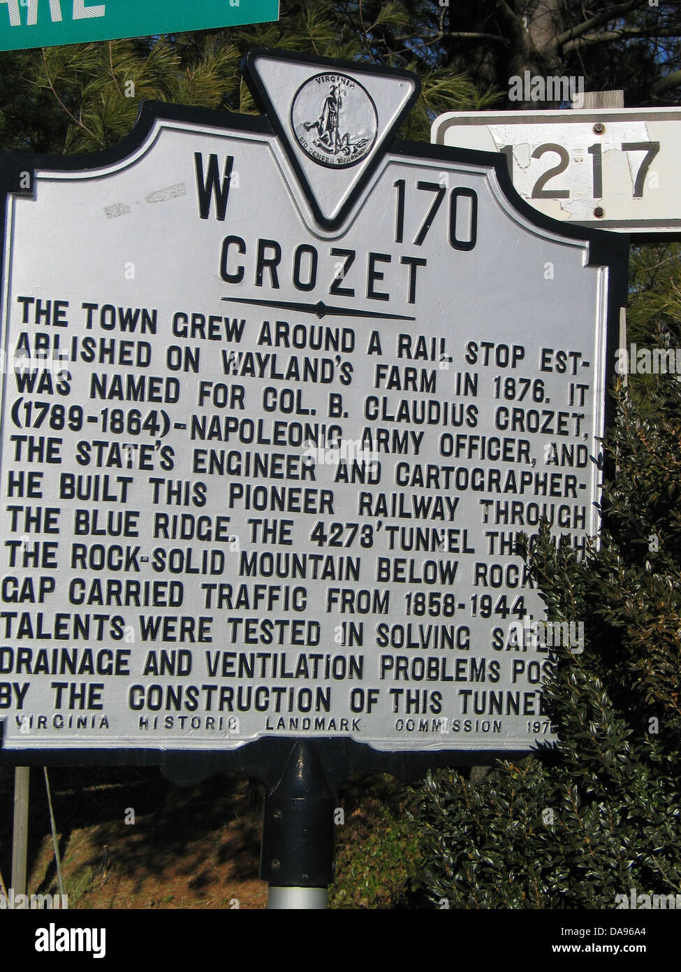 Rail railway sign signs signage word hi-res stock photography and ...