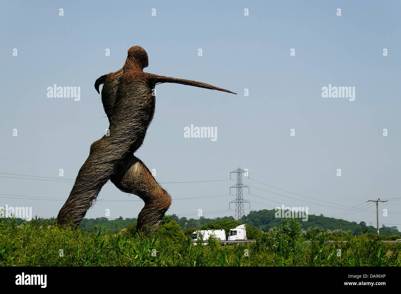 The Willow Man of Somerset Bridgwater, UK Stock Photo - Alamy