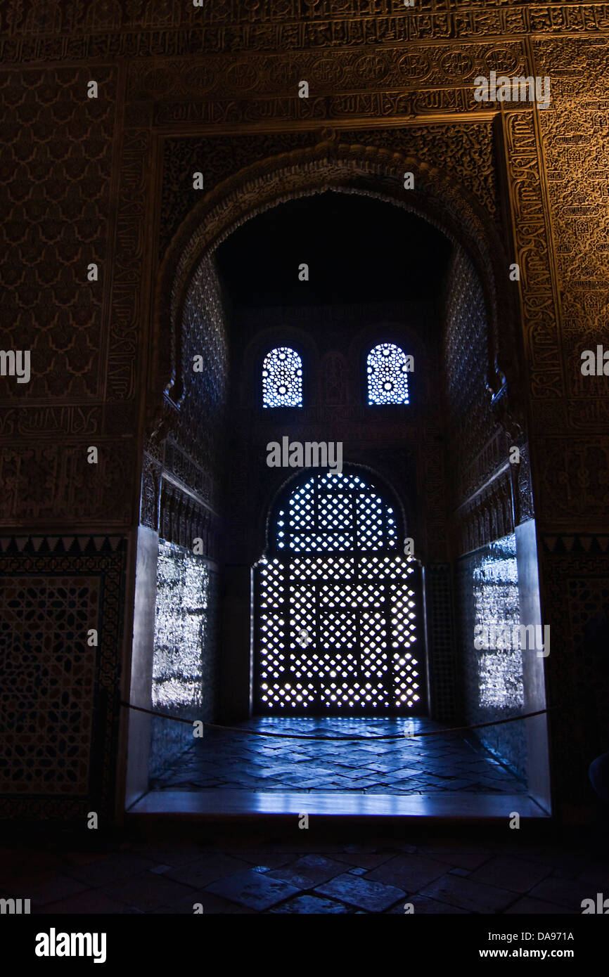 Alhambra granada window hi-res stock photography and images - Alamy