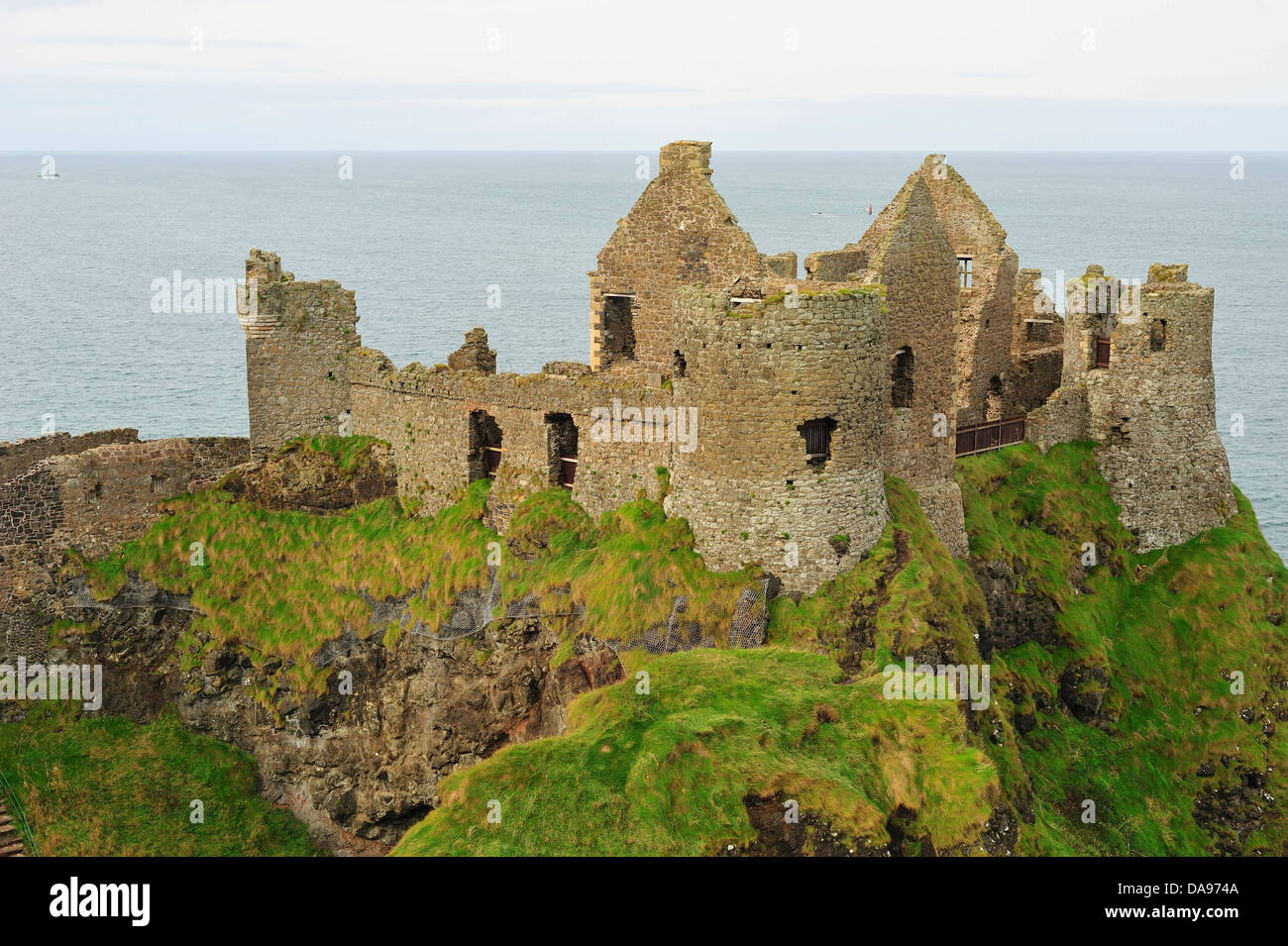 17Th Century, EU, Uk, Architecture, Basalt, Castle, Cliff, Coast ...