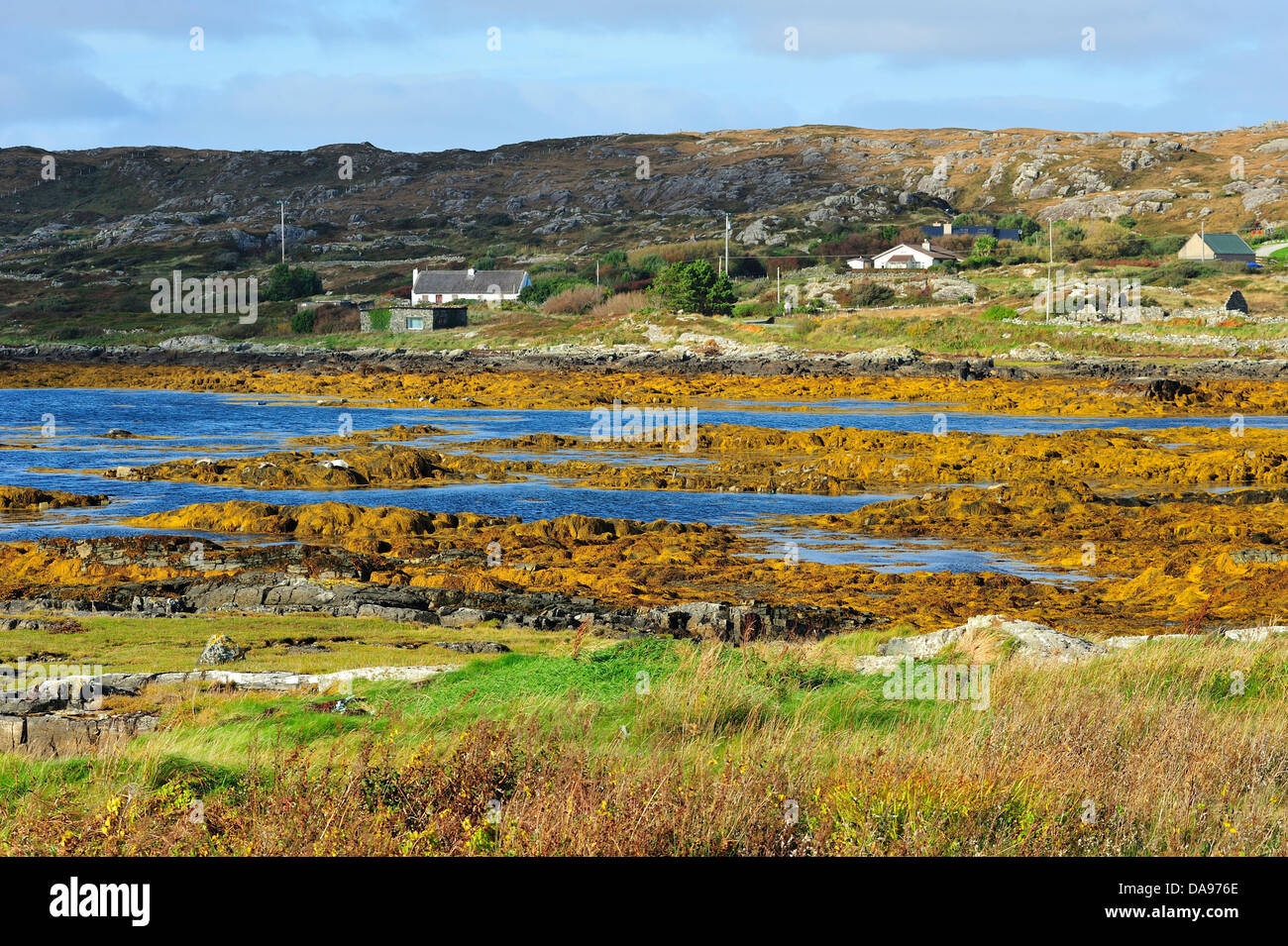 EU, ROI, Ballyconneely, Bay, Beach, Connemara, Coral Strand, County ...