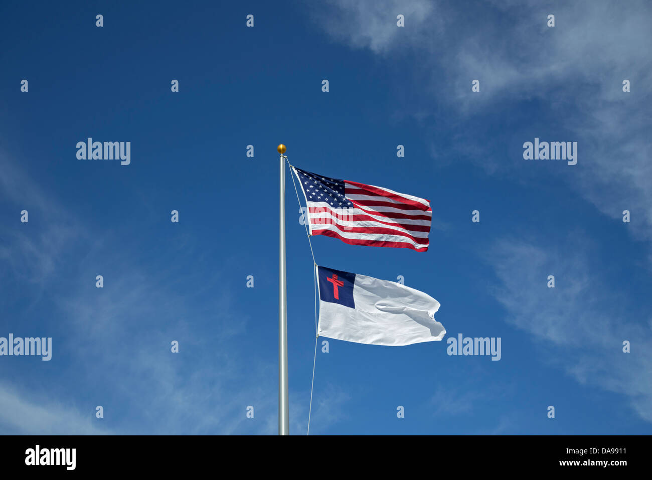 Flag pole dedication at First Baptist Church of High Springs, Florida ...