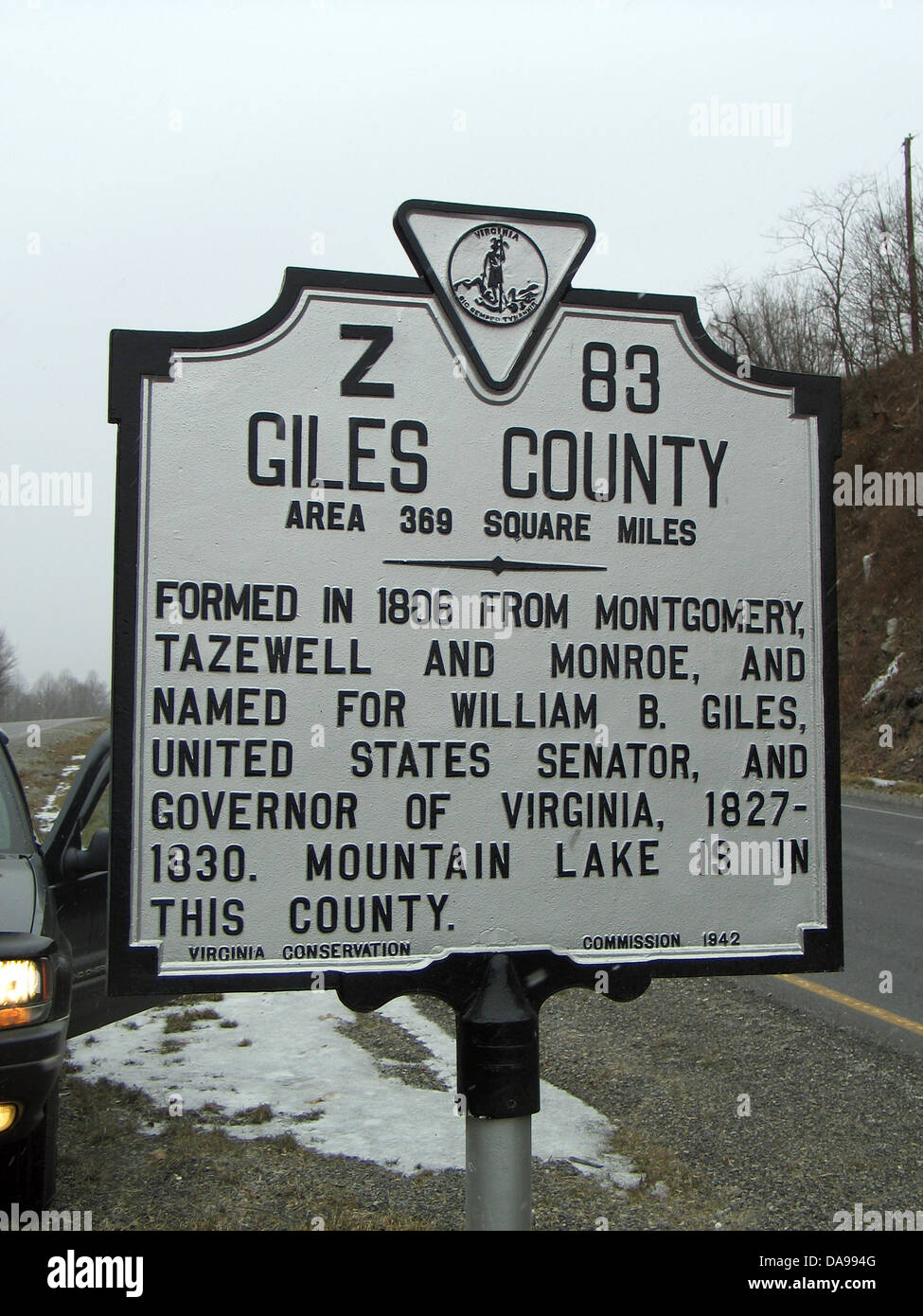 GILES COUNTY Area 369 Square Miles Formed in 1806 from Montgomery ...