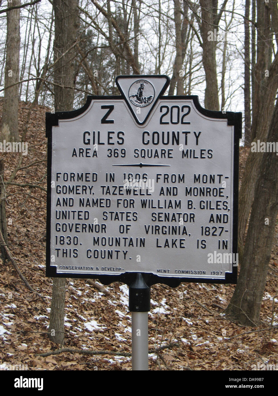 Giles county sign hi-res stock photography and images - Alamy
