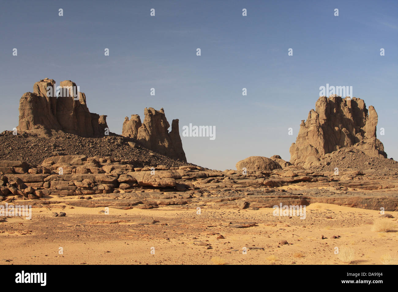 Algeria, Africa, north Africa, desert, sand desert, Sahara, Tamanrasset ...