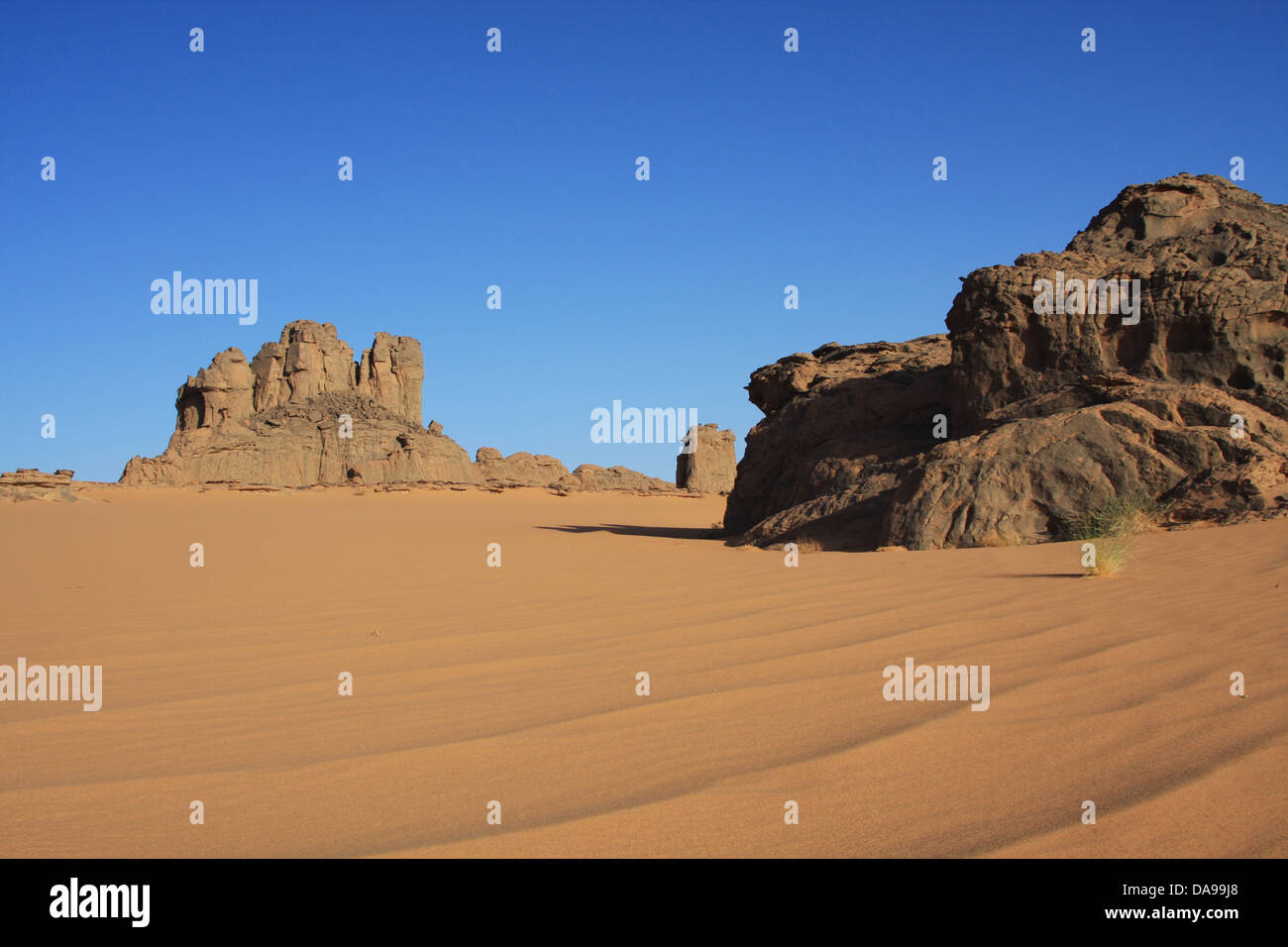 Algeria, Africa, north Africa, desert, sand desert, Sahara, Tamanrasset ...