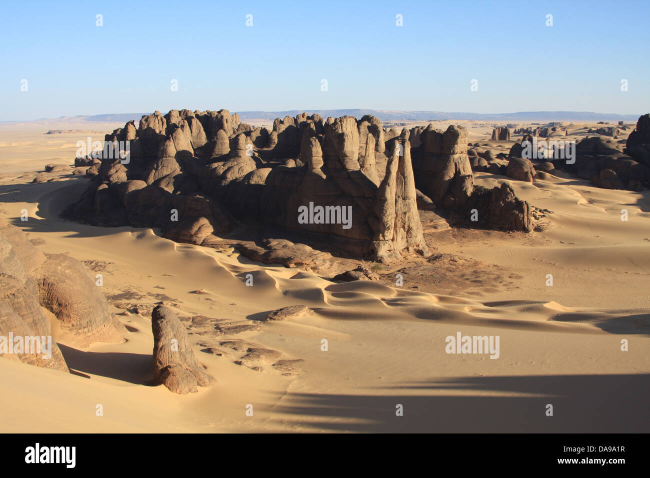 Algeria, Africa, north Africa, desert, sand desert, Sahara, Tamanrasset ...