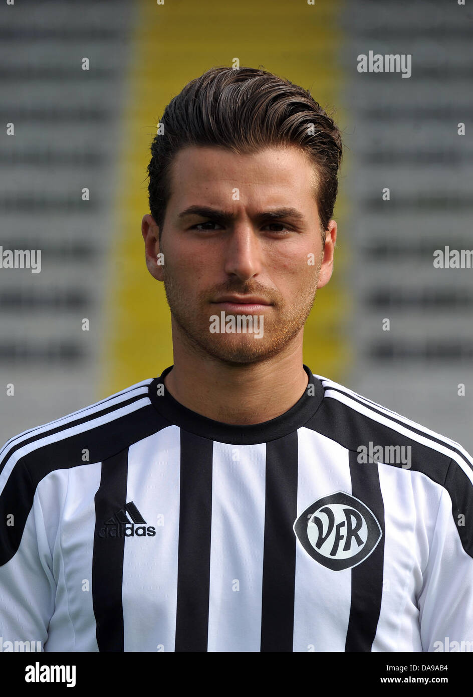 Player of 2nd Bundesliga soccer club VfR Aalen, Selim Aydemir, is ...
