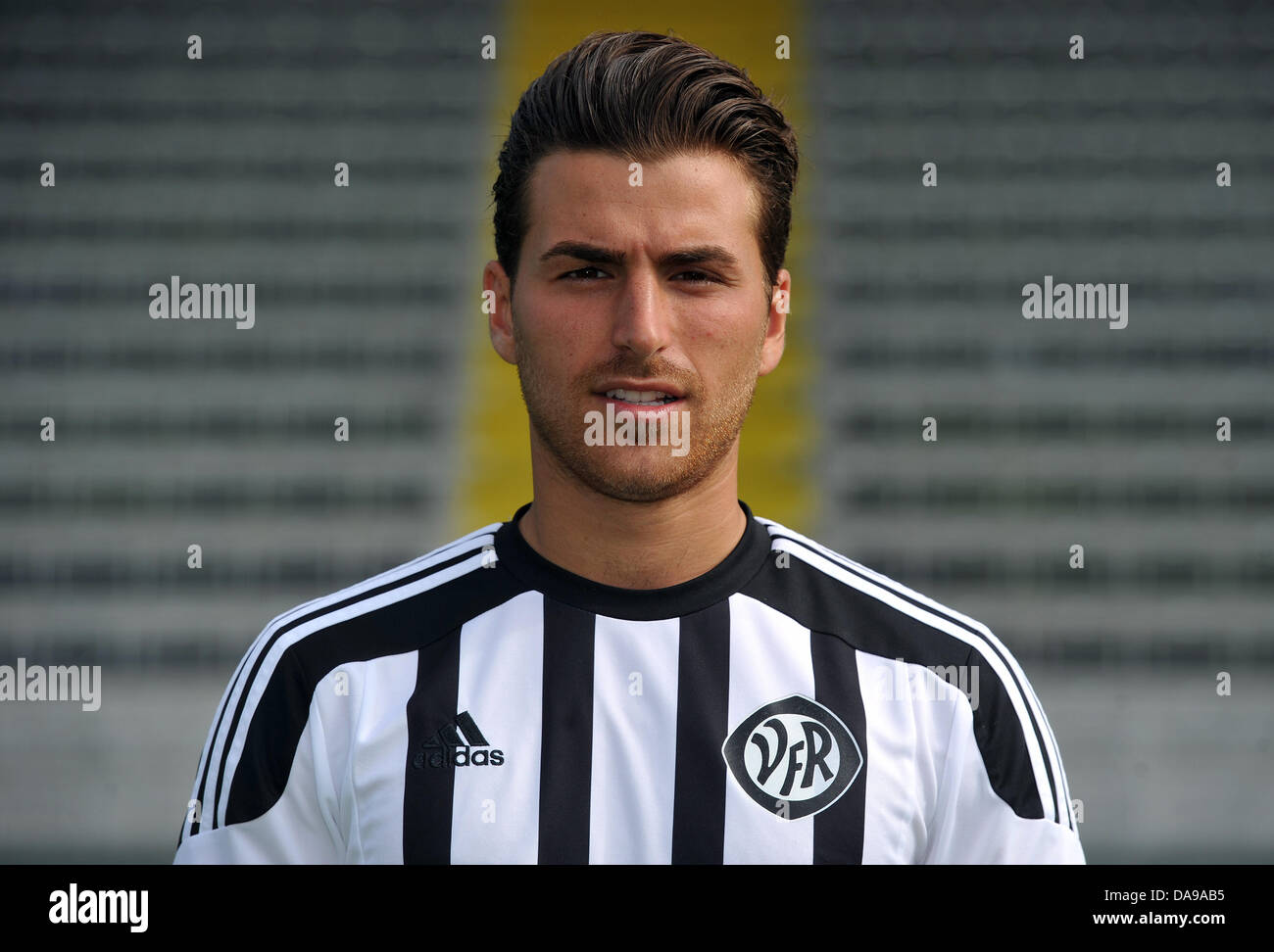 Player of 2nd Bundesliga soccer club VfR Aalen, Selim Aydemir, is ...