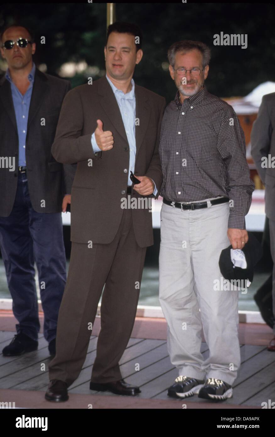 TOM HANKS with Steven Spielberg 1998.Venice Film Festival.k13356rharv ...