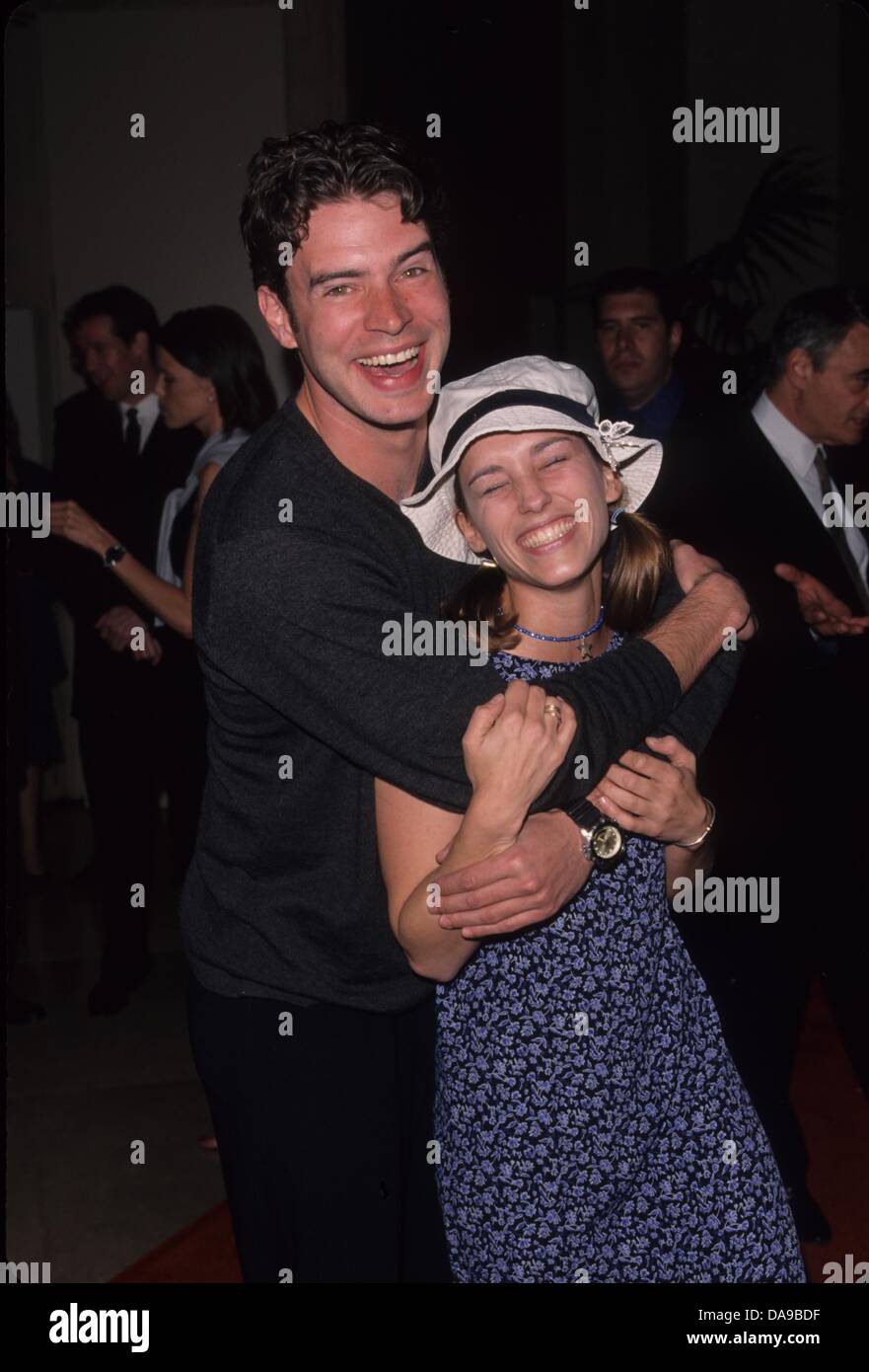 AMY JO JOHNSON with Scott Foley.Jamie Kellner honored by WB Networks ...